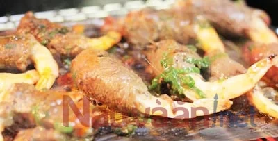 Bò cuộn tôm nướng, món ăn đầy đủ chất dinh dưỡng với cách làm đơn giản.